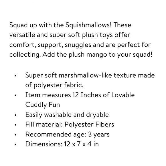 Squishmallows | Toys | Squishmallows Kelly Toy Mango Ximena Stuffed ...